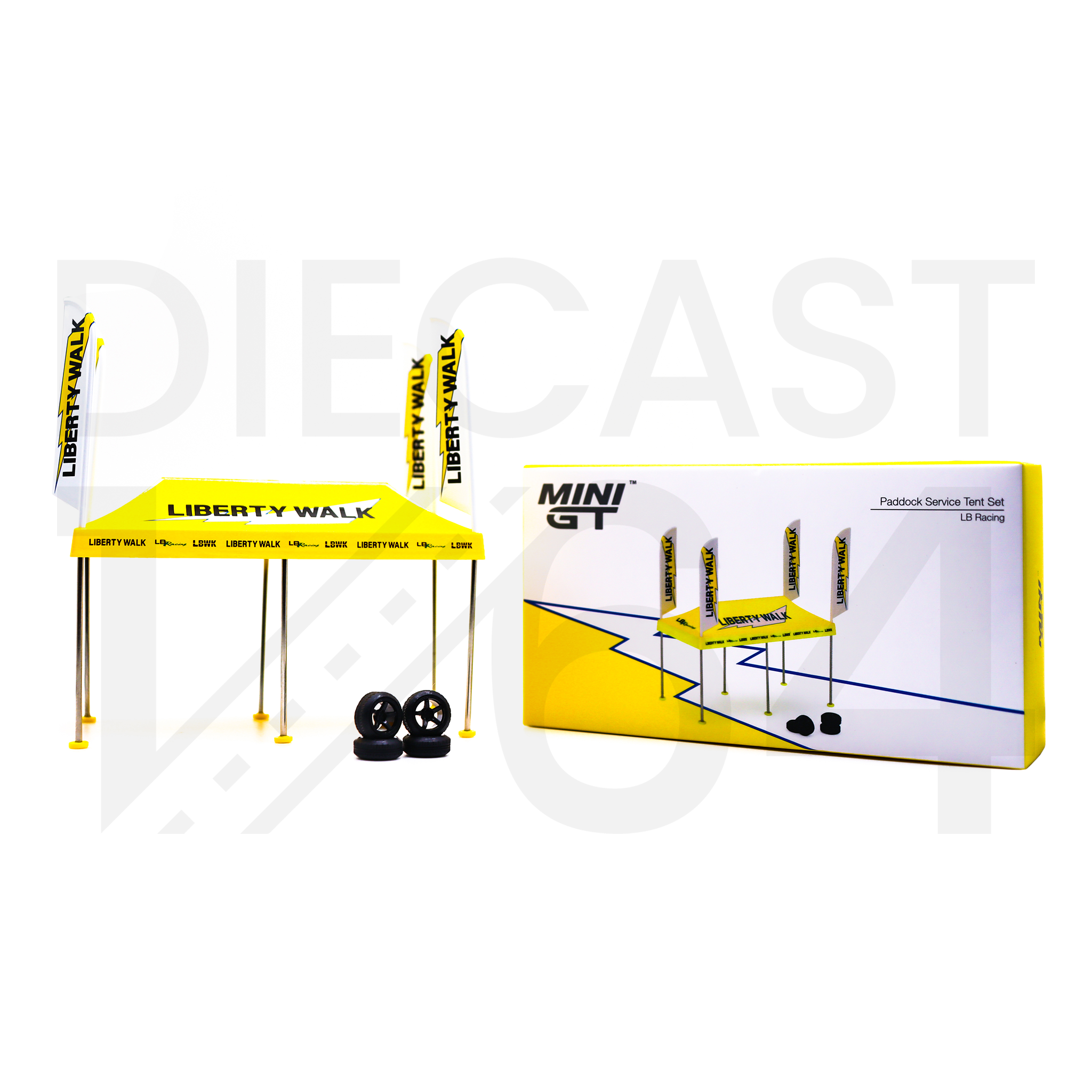 Diecast 164 | Mini GT Paddock Tent Set – Liberty Walk Racing