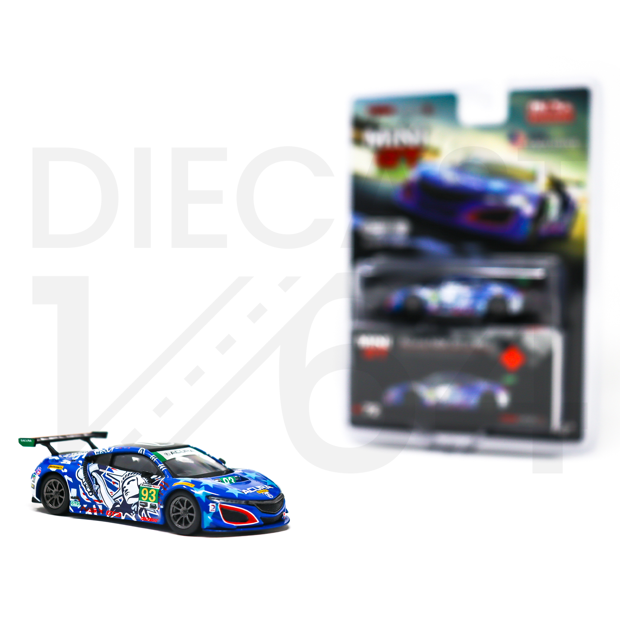 Diecast 164 | Mini GT NSX GT3 #93 2017 Watkins Glen USA