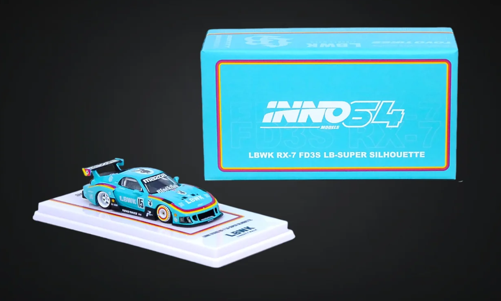 Diecast 164 | Inno64 Mazda RX7 China Expo 2024 Edition