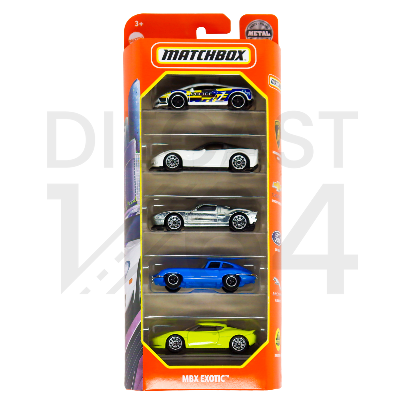 Diecast 164 | Matchbox 2021 MBX Exotic 5-Pack